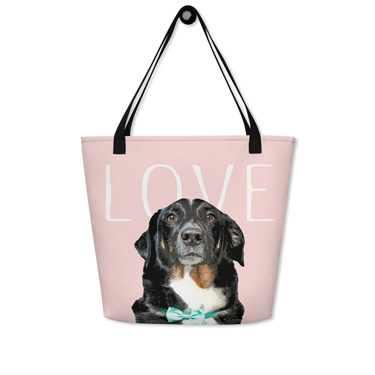 Personalized Tote Bag - Pink Poster